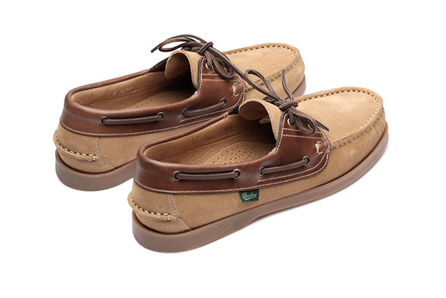 BARTH/MARINE MARRON-LISSE NATUREL ET VELOURS FAUVE | Paraboot