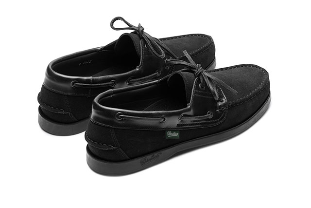 BARTH/MARINE NOIRE-VELOURS ET CORDOVAN NOIR | Paraboot